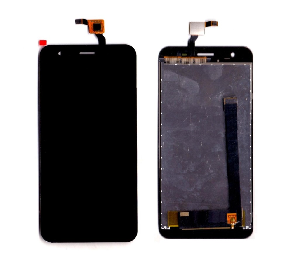 LCD with Touch Screen for Lyf Water 11 - Black by Maxbhi.com