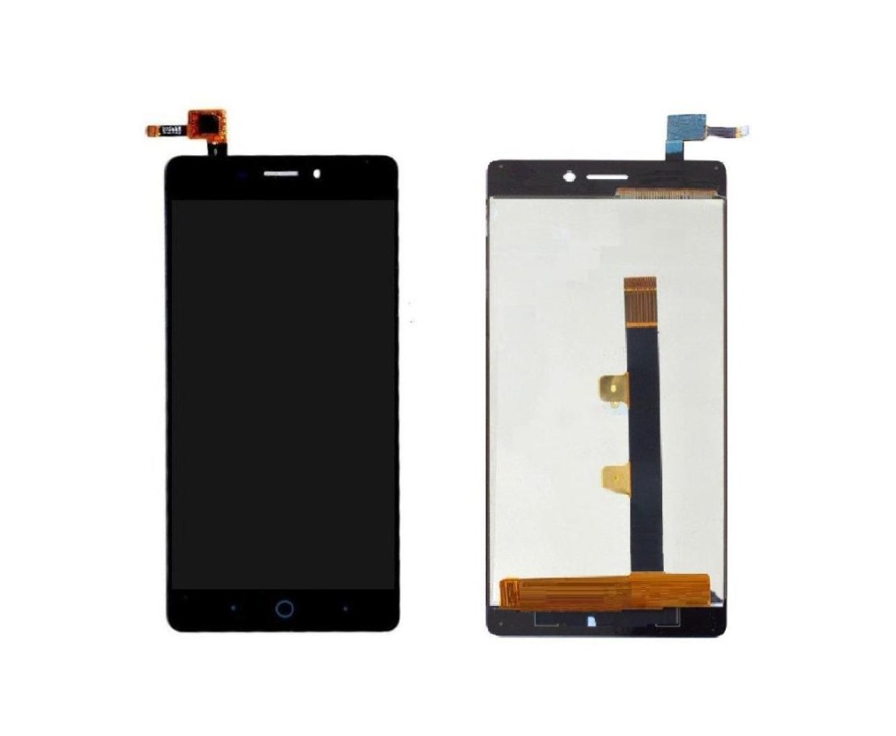 LCD with Touch Screen for Lyf Water 7 - Black by Maxbhi.com