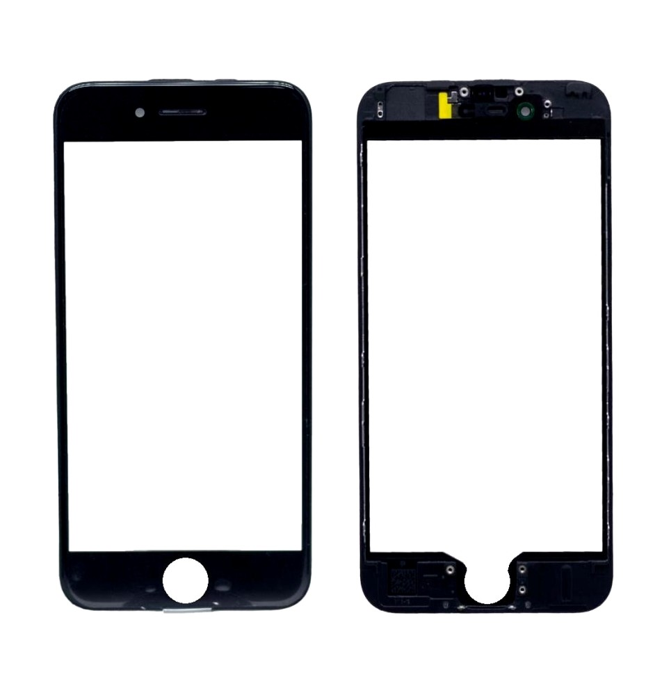Replacement Front Glass for Apple iPhone 6s - Black by Maxbhi.com