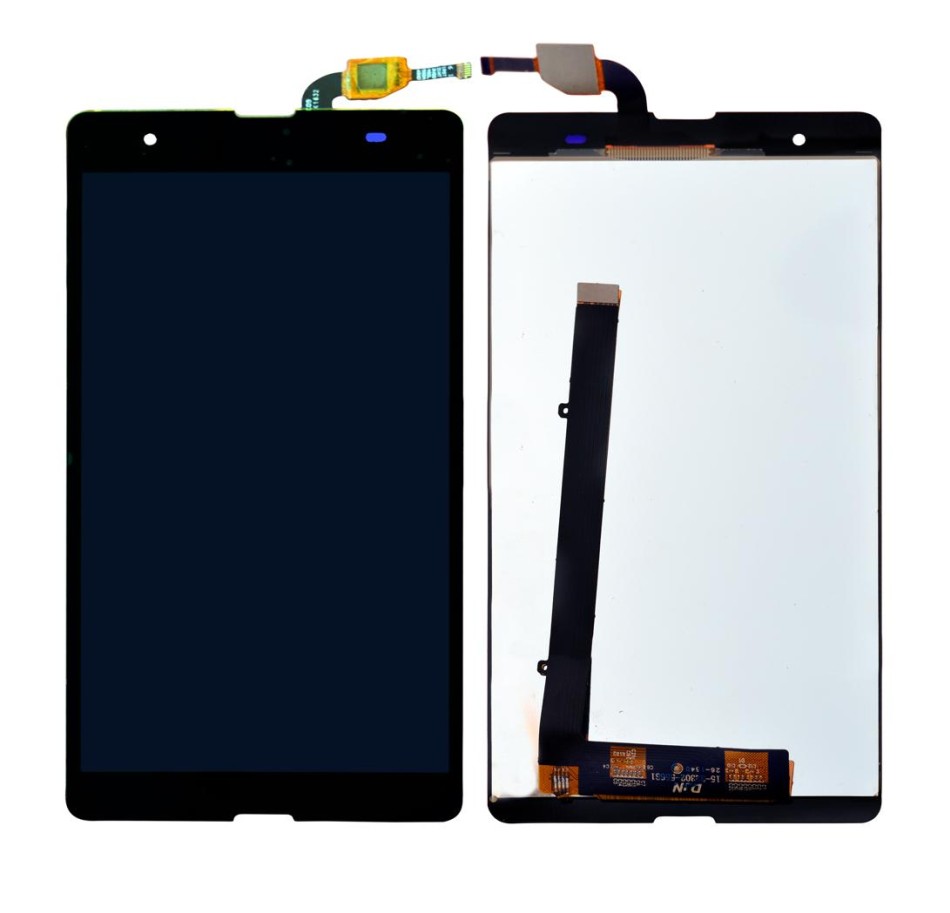 LCD with Touch Screen for Yu Yureka Note - White by Maxbhi.com