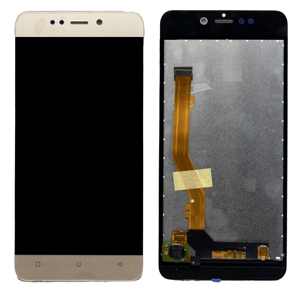 LCD with Touch Screen for Gionee X1s - Gold by Maxbhi.com