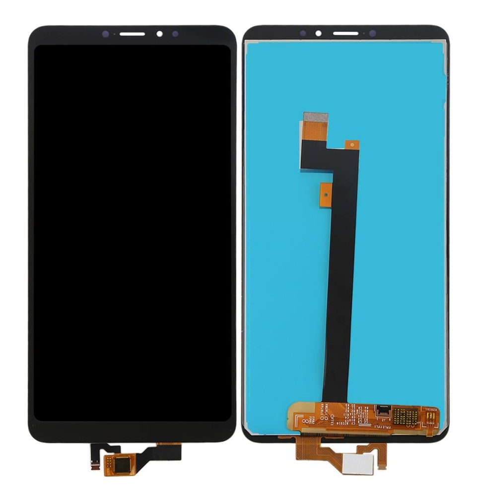LCD with Touch Screen for Xiaomi Mi Max 3 - Black by Maxbhi.com