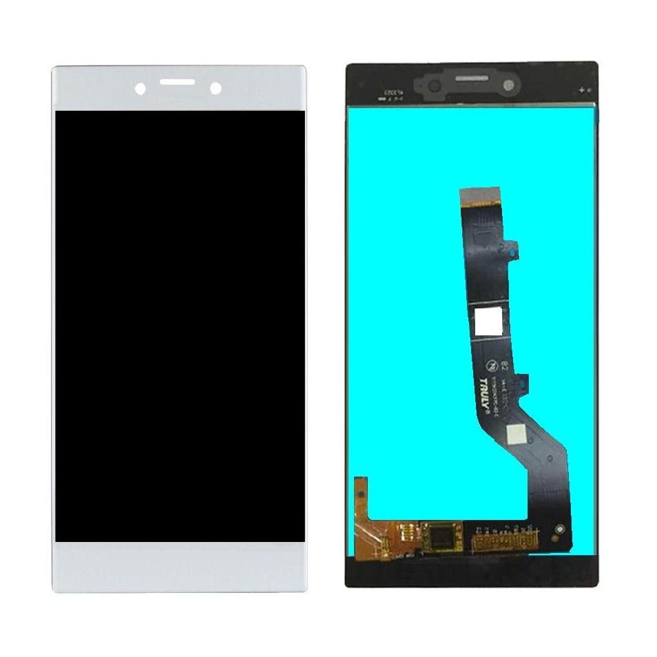 LCD with Touch Screen for Sony Xperia R1 Plus - Silver by Maxbhi.com