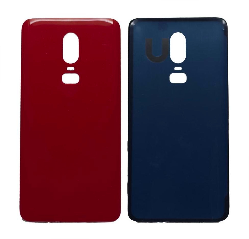 Back Panel Cover for OnePlus 6 - Red - Maxbhi.com