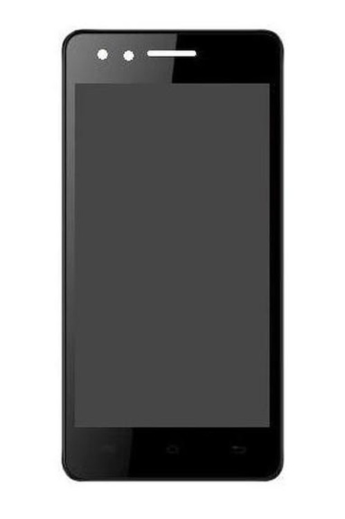 LCD with Touch Screen for Lava A68 - White by Maxbhi.com