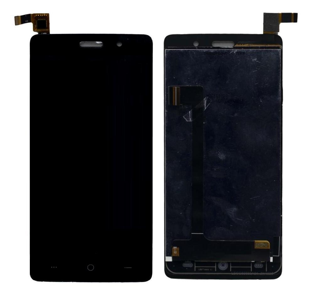 LCD with Touch Screen for Lyf Water 5 - White by Maxbhi.com