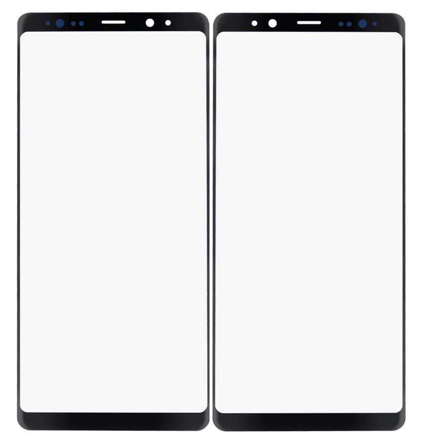 Replacement Front Glass for Samsung Galaxy Note 8 - Black by Maxbhi.com