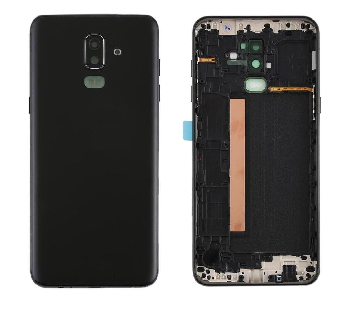 Back Panel Cover for Samsung Galaxy J8 2018 - Black - Maxbhi.com