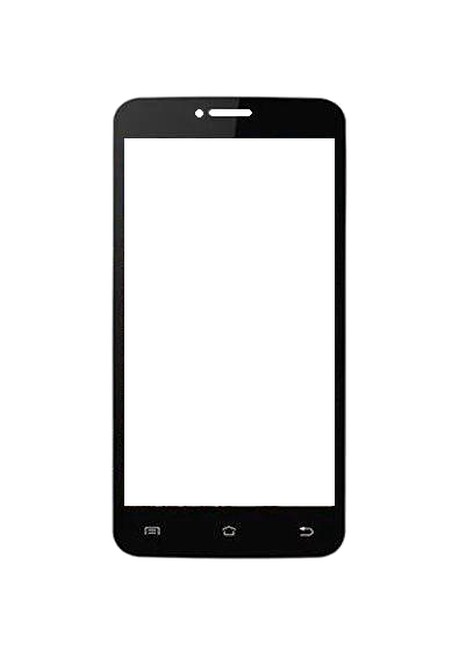 Replacement Front Glass for Verico Uni Vision 5V2 - Black by Maxbhi.com