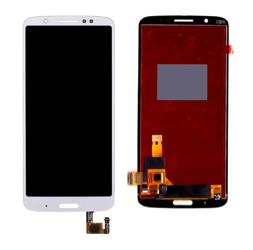 LCD with Touch Screen for Motorola Moto G6 Plus - White by Maxbhi.com