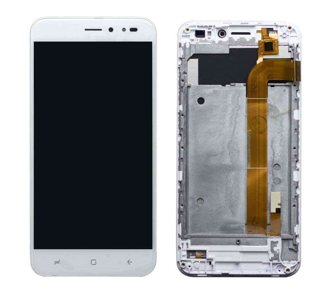 LCD with Touch Screen for iVooMi Me3S iV 501 - White by Maxbhi.com