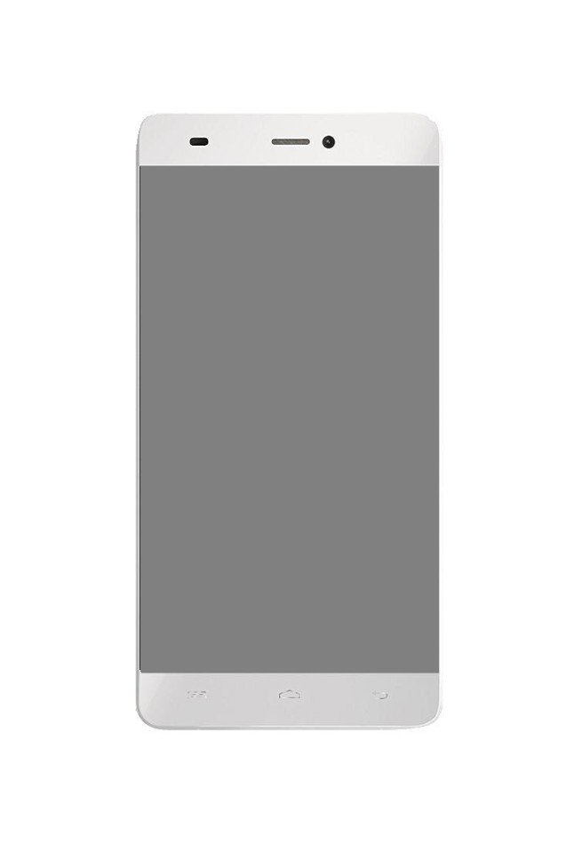 LCD with Touch Screen for Octa Nero - White by Maxbhi.com