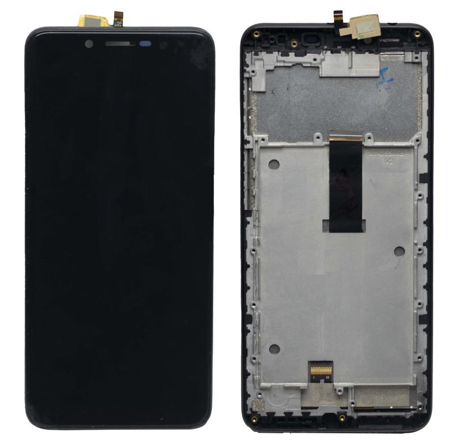 LCD with Touch Screen for iVooMi i1S - Gold by Maxbhi.com