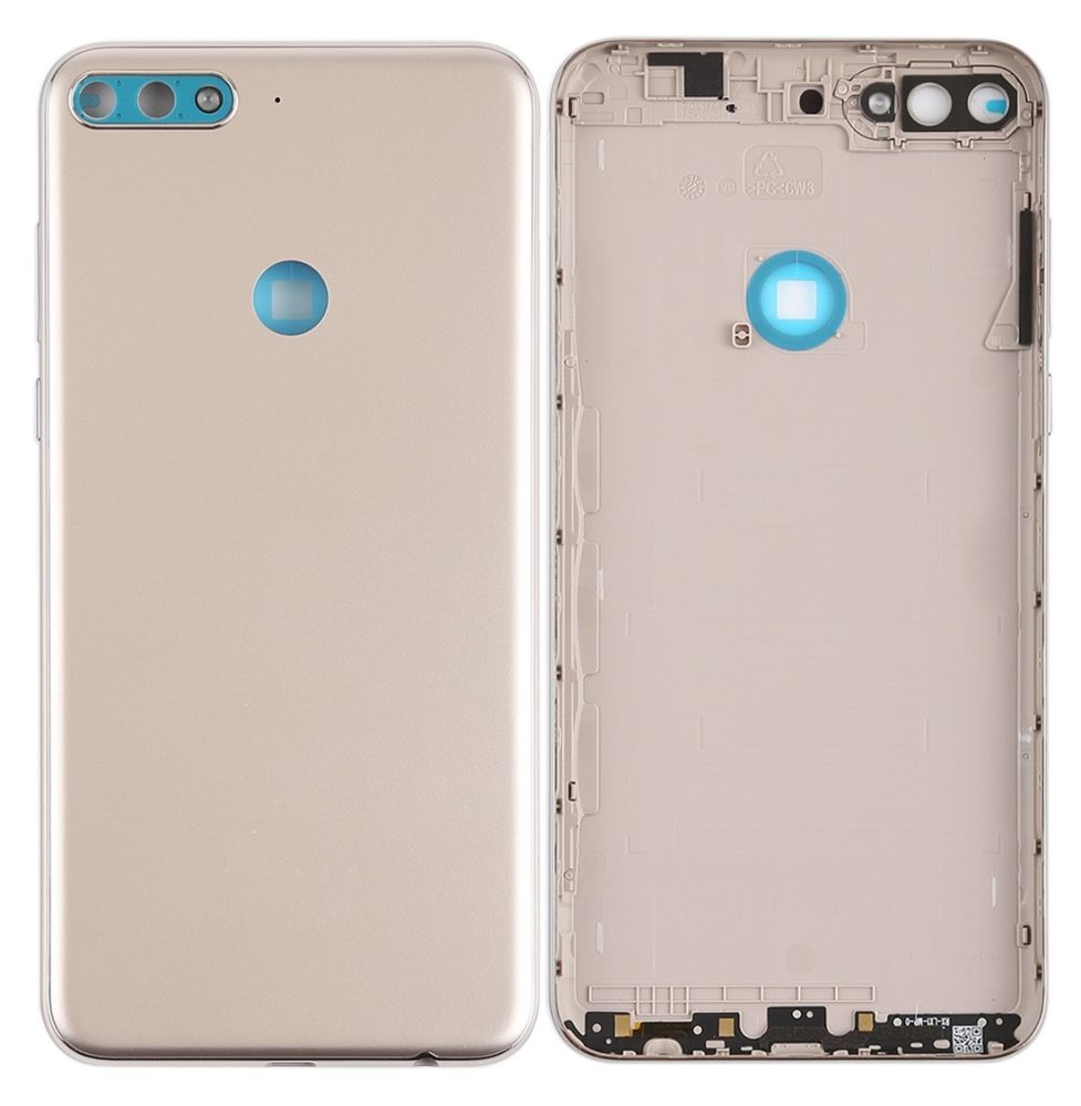Back Panel Cover for Huawei Y7 Prime 2018 - Gold - Maxbhi.com
