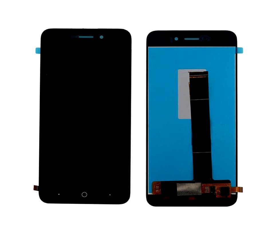 LCD with Touch Screen for ZTE Blade A601 - Gold by Maxbhi.com