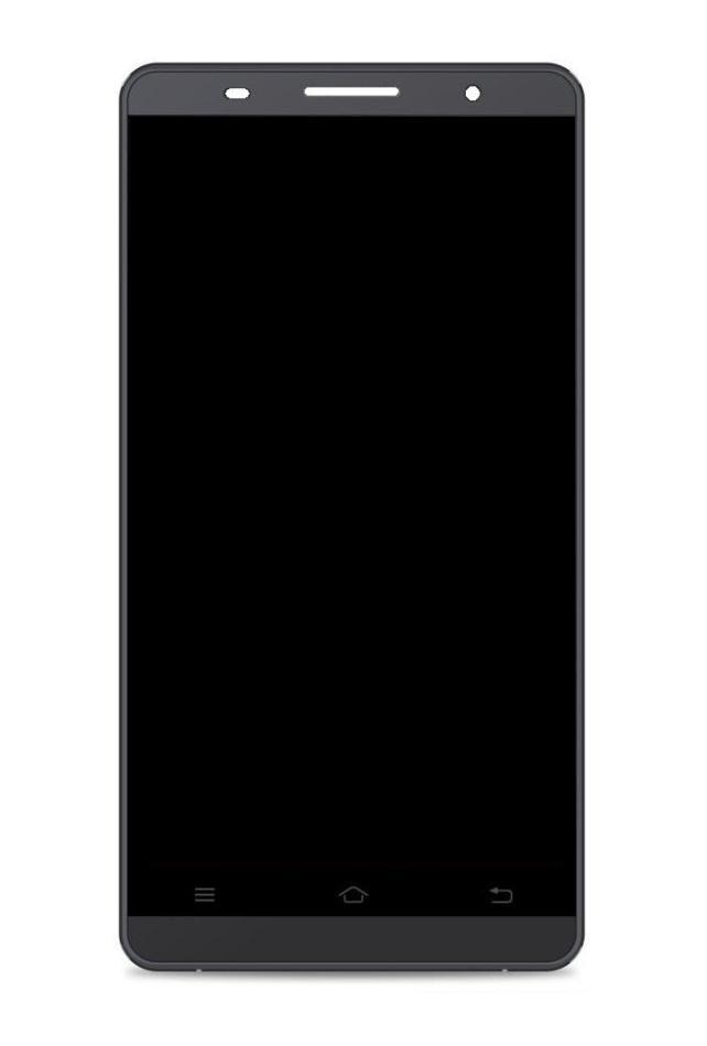 LCD with Touch Screen for Posh Icon HD X551 - Grey by Maxbhi.com