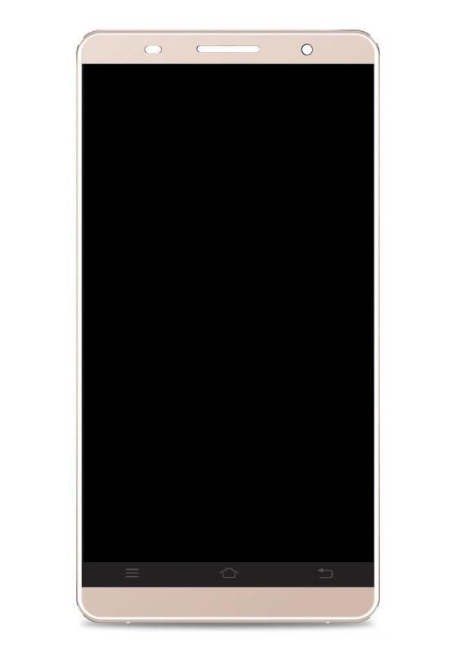 LCD with Touch Screen for Posh Icon HD X551 - Rose Gold by Maxbhi.com