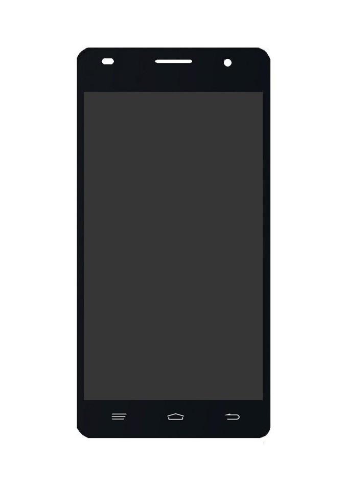 LCD with Touch Screen for Posh Kick Pro LTE L520 - Grey by Maxbhi.com