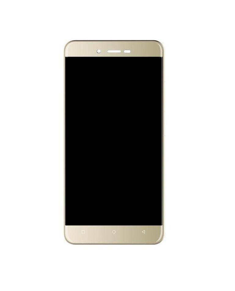 LCD with Touch Screen for QMobile J7 Pro - Gold by Maxbhi.com