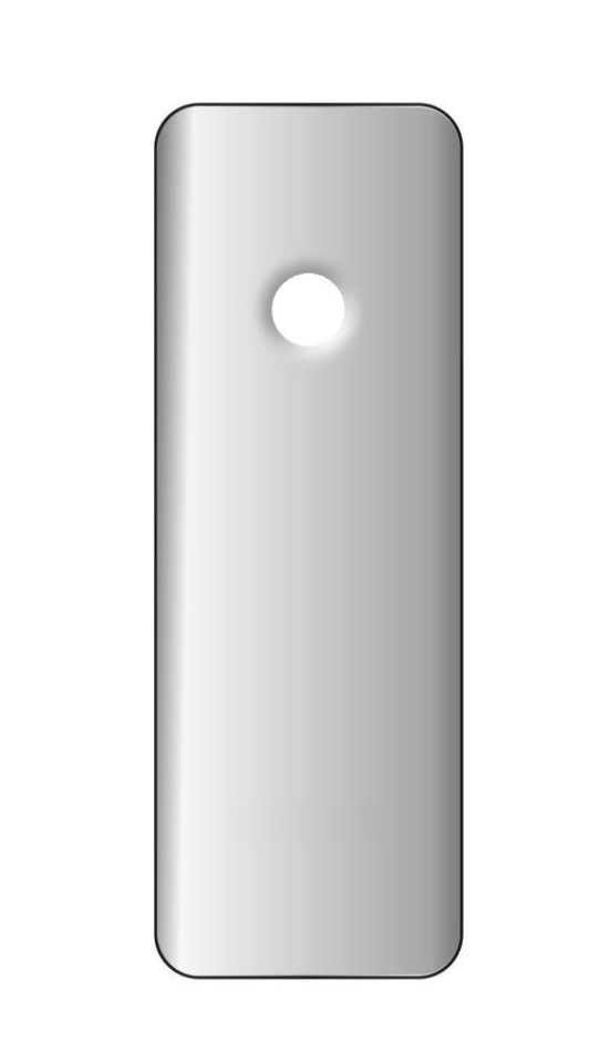 Back Panel Cover for Gfive Pro - Silver - Maxbhi.com