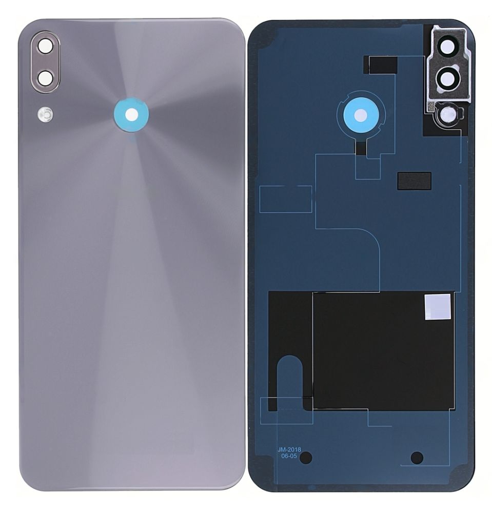 Back Panel Cover for Asus Zenfone 5z ZS620KL - Silver - Maxbhi.com