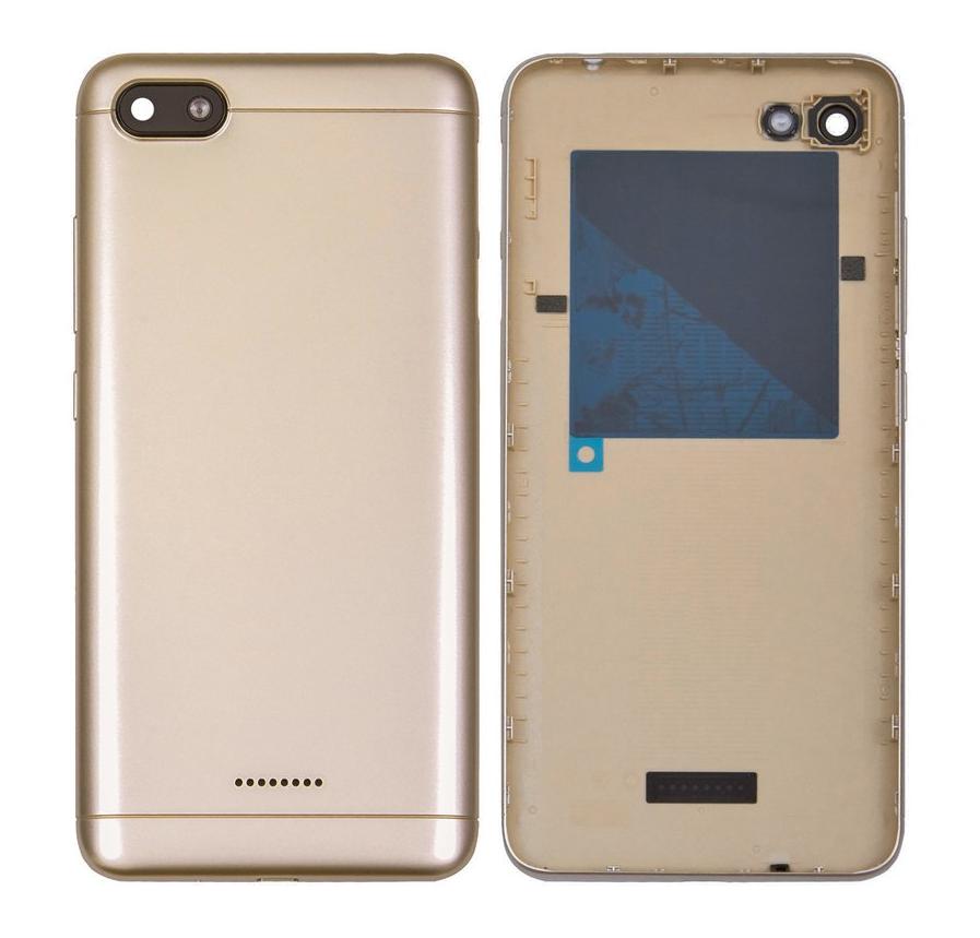 Back Panel Cover for Xiaomi Redmi 6A - Gold - Maxbhi.com