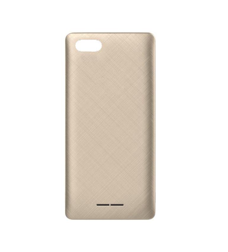 Back Panel Cover for QMobile M350 Pro - Gold - Maxbhi.com