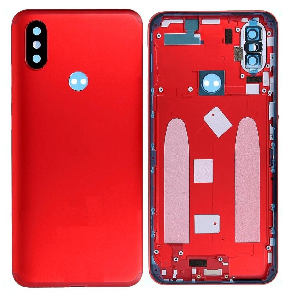 Back Panel Cover for Xiaomi Mi A2 - Red - Maxbhi.com