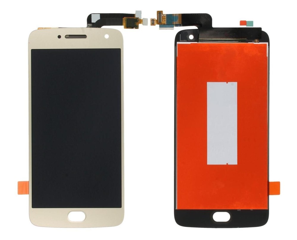 LCD with Touch Screen for Motorola Moto G5 Plus - Gold by Maxbhi.com