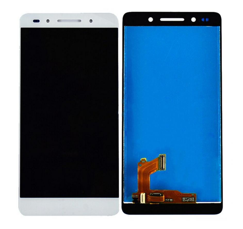 LCD with Touch Screen for Huawei Honor 7 - Silver by Maxbhi.com