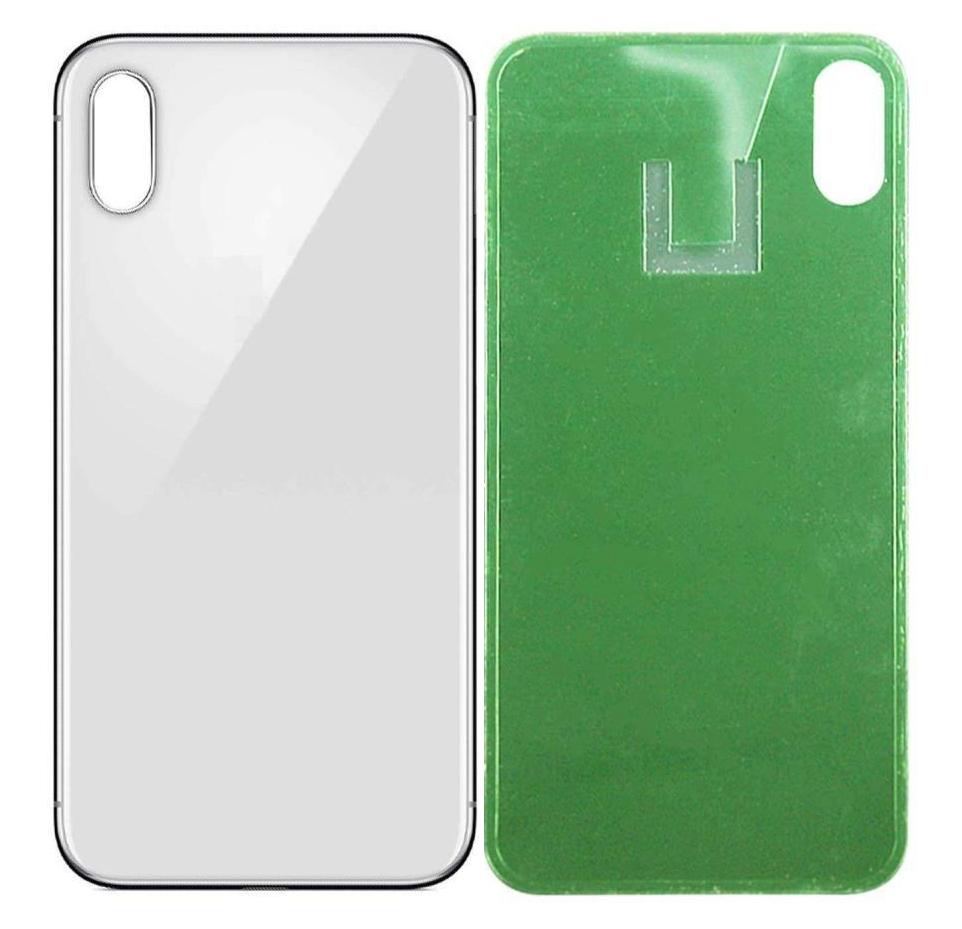 Back Panel Cover for Apple iPhone XS - Silver - Maxbhi.com