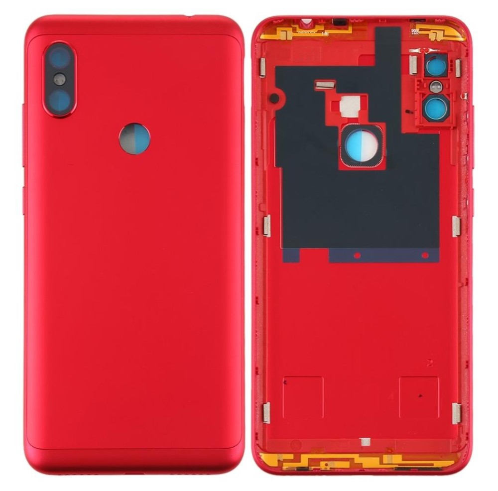 Back Panel Cover for Xiaomi Redmi Note 6 Pro - Red - Maxbhi.com