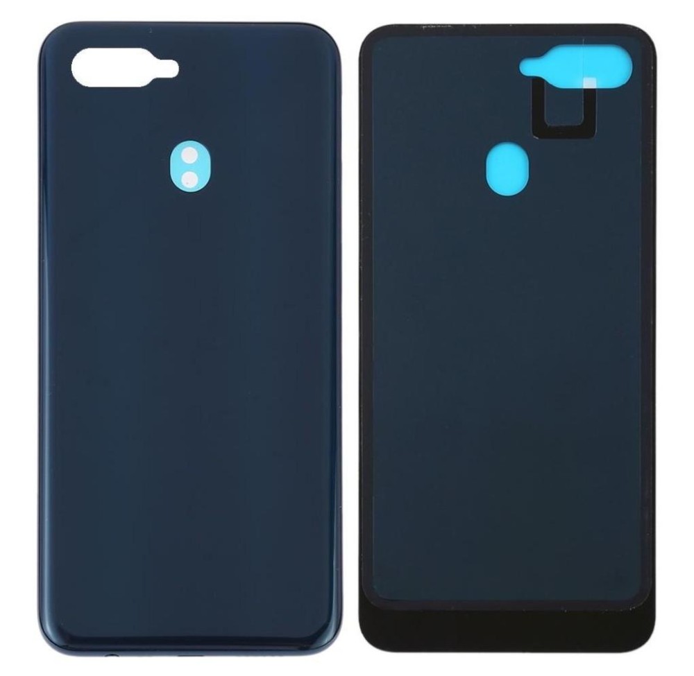 Back Panel Cover for Oppo A7 - Black - Maxbhi.com