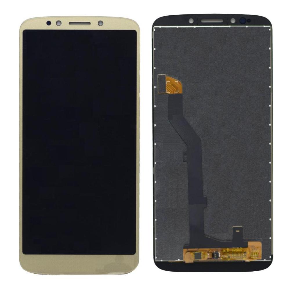LCD with Touch Screen for Motorola Moto E5 - Gold by Maxbhi.com