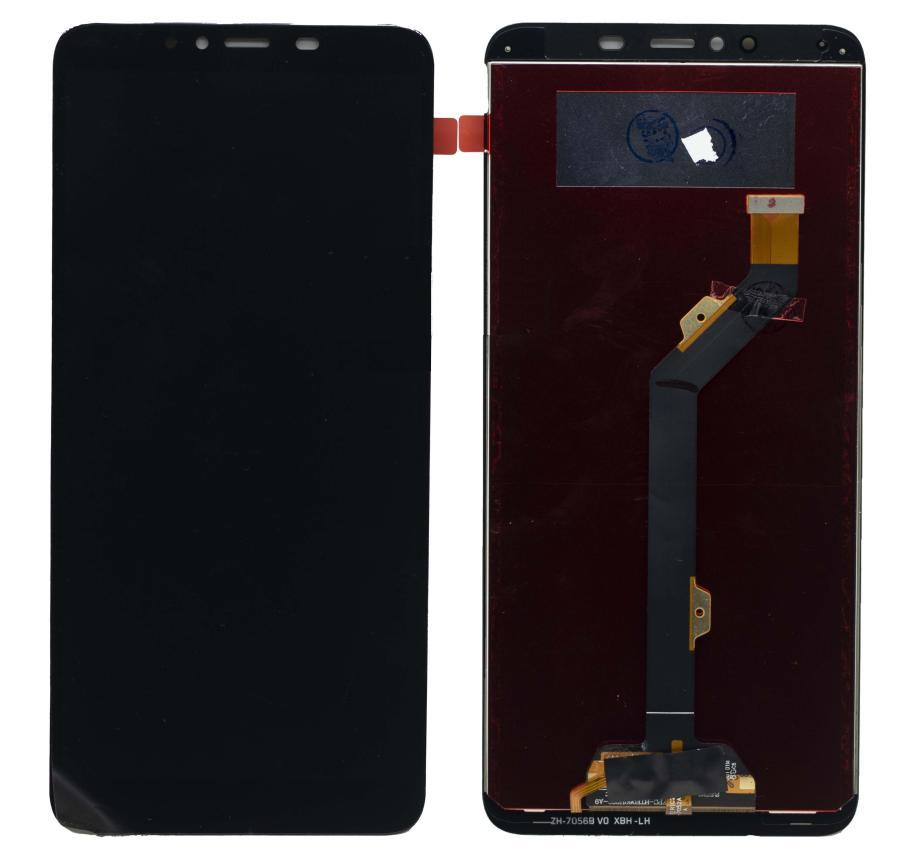 LCD with Touch Screen for Tecno Mobile Spark 2 - Black by Maxbhi.com