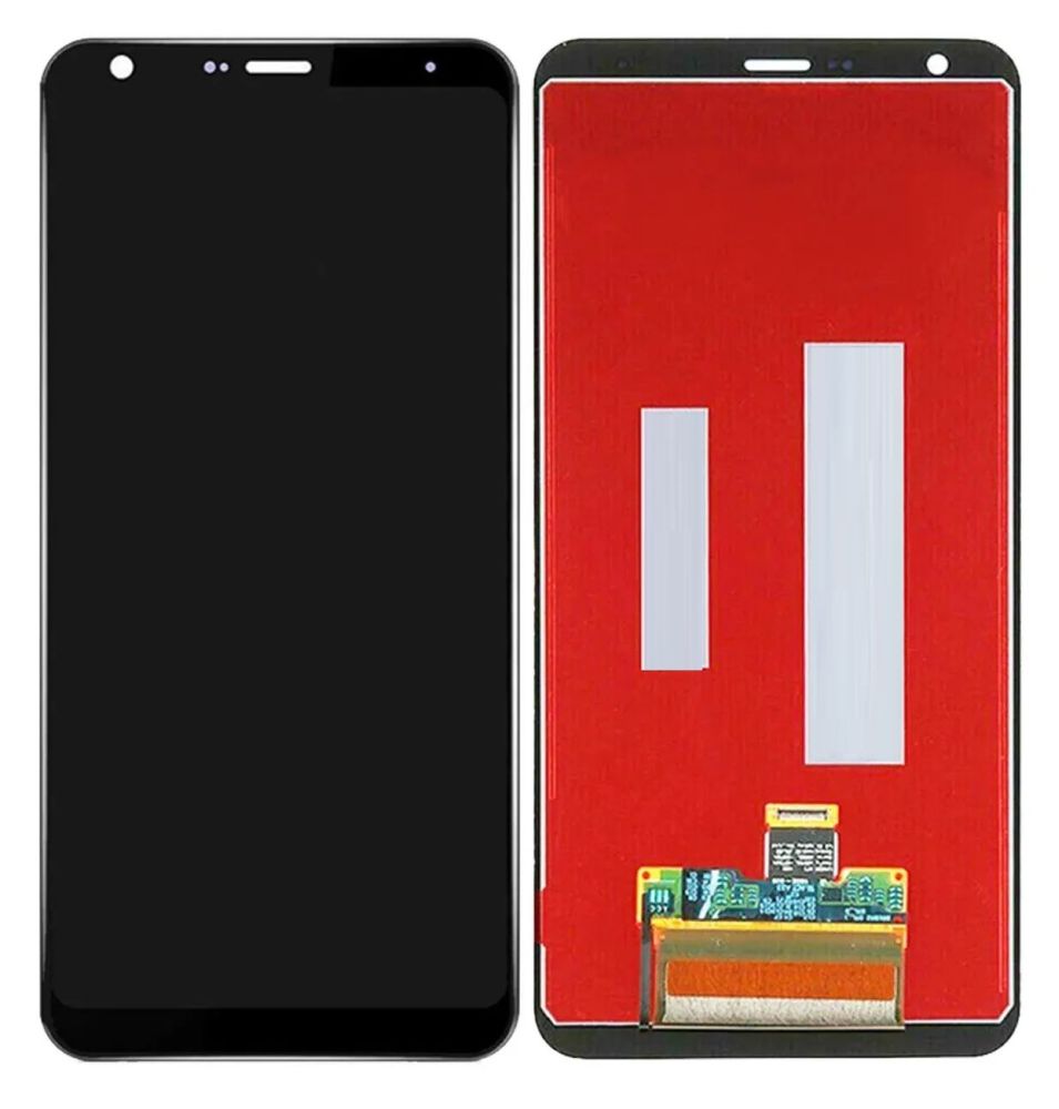 LCD with Touch Screen for LG Q8 2018 - Black by Maxbhi.com