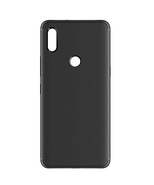 Back Panel Cover for Itel A62 - Black - Maxbhi.com