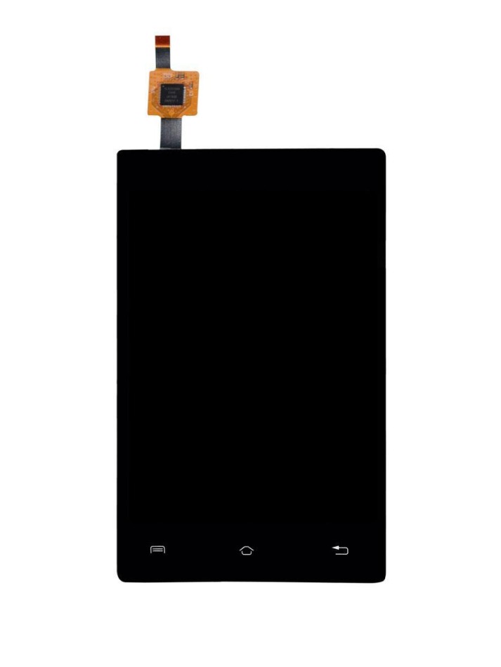 LCD with Touch Screen for Lava B1 - Black by Maxbhi.com