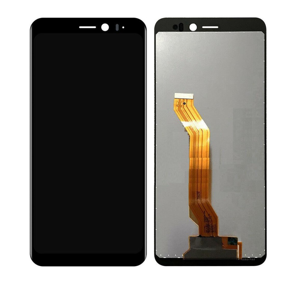 LCD with Touch Screen for HTC U12 Plus - Red by Maxbhi.com