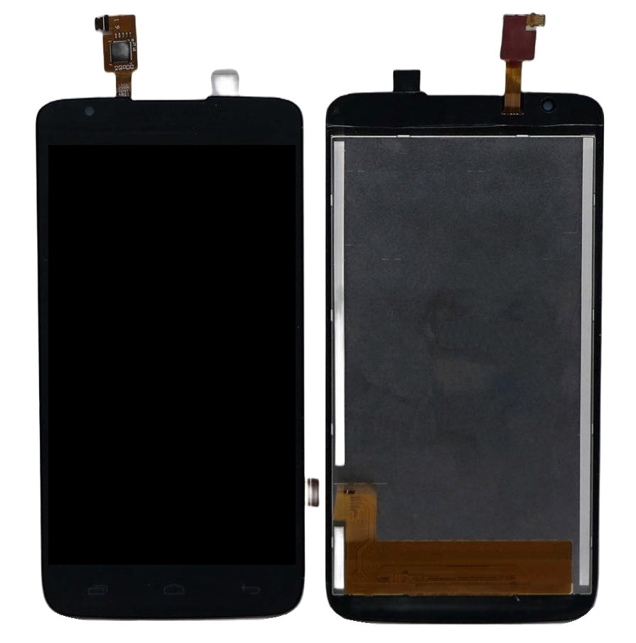 LCD with Touch Screen for Micromax Bolt Q383 - Black by Maxbhi.com