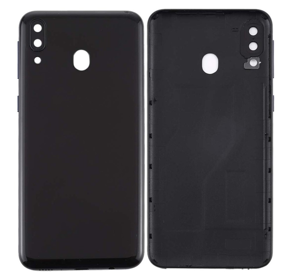 Back Panel Cover for Samsung Galaxy M20 - Black - Maxbhi.com