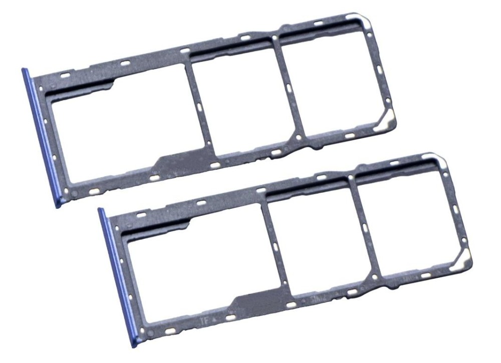 SIM Card Holder Tray for Realme 3 - Blue - Maxbhi.com