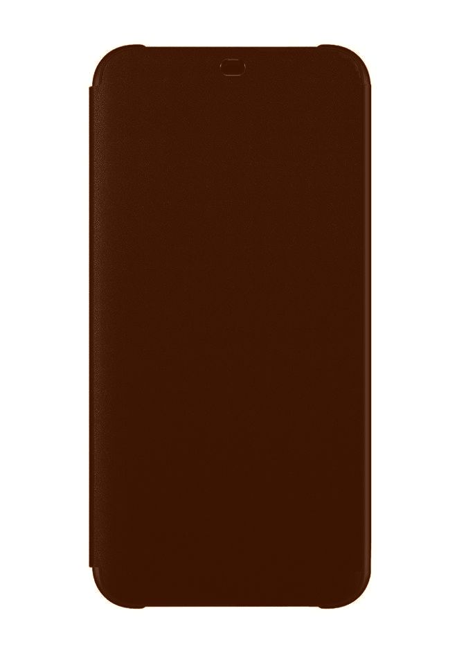 Flip Cover for Infinix Hot 7 Pro - Brown by Maxbhi.com