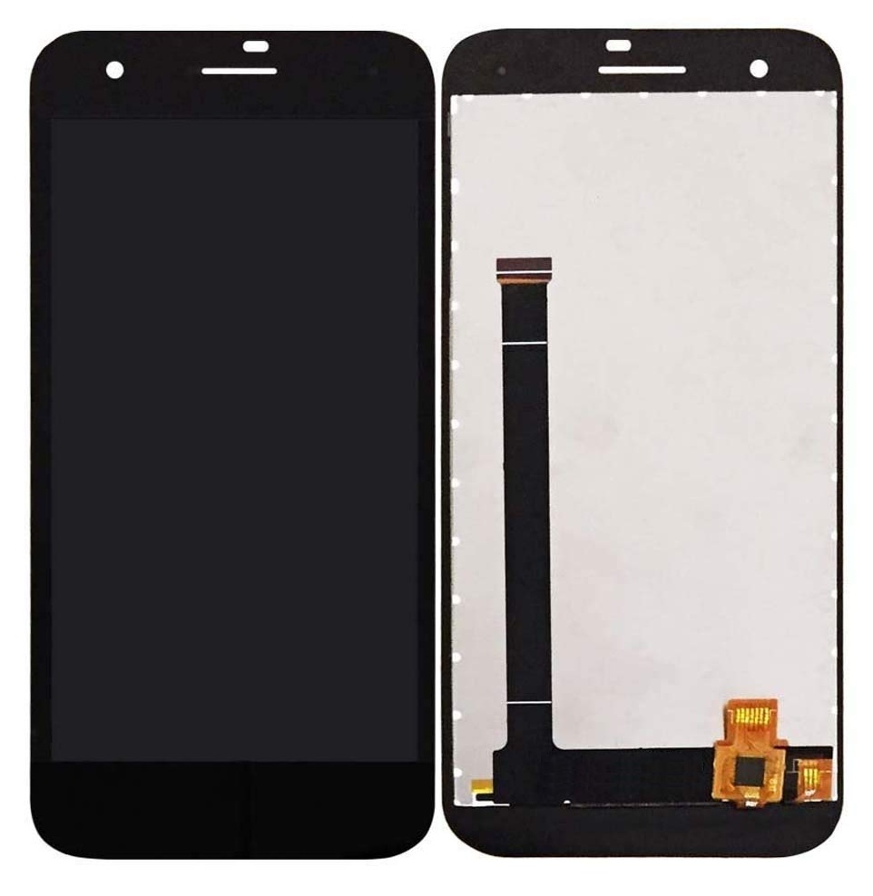 LCD with Touch Screen for Vodafone Smart E8 - Blue by Maxbhi.com