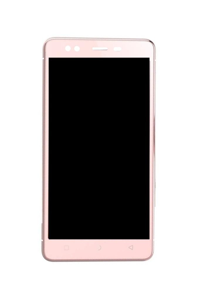 LCD with Touch Screen for Intex Aqua Selfie - Rose Gold by Maxbhi.com