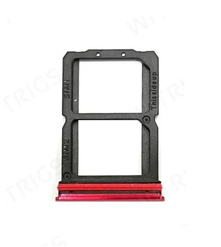 SIM Card Holder Tray for OnePlus 7 - Red - Maxbhi.com