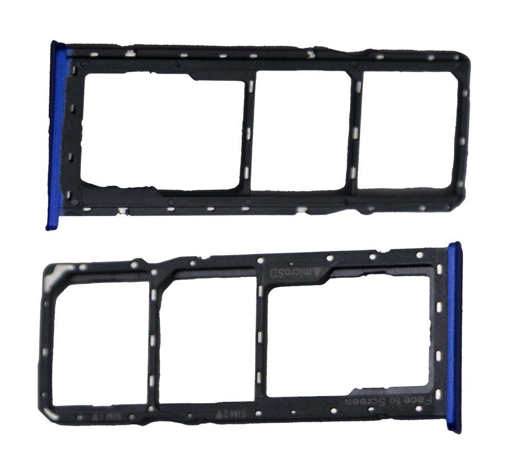 SIM Card Holder Tray for Realme C2 - Blue - Maxbhi.com