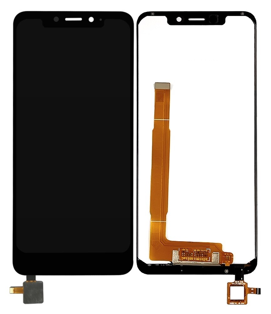 LCD with Touch Screen for Vodafone Smart N10 - White by Maxbhi.com
