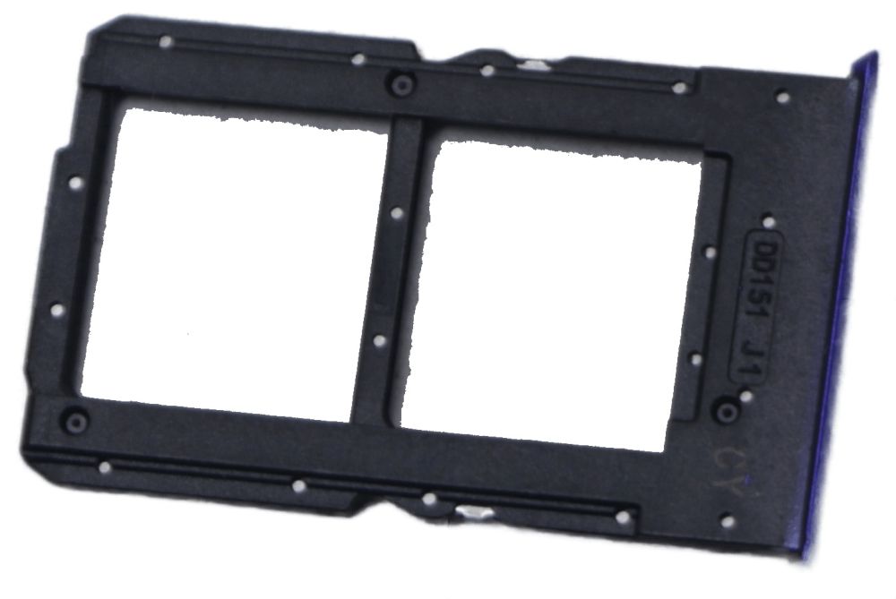 SIM Card Holder Tray for Realme X - Blue - Maxbhi.com