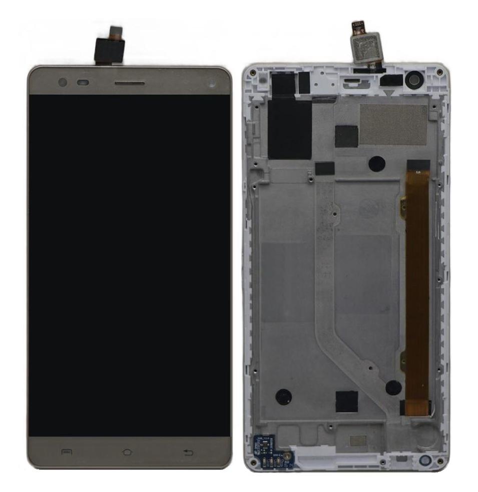 LCD with Touch Screen for Lava Grand 2 - Gold by Maxbhi.com